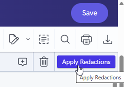 How to redact a PDF file in New SuiteFiles