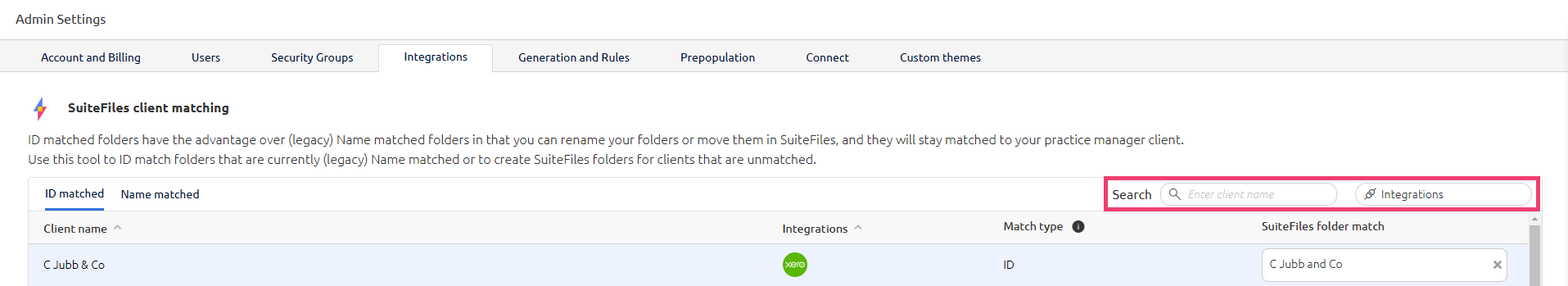 Introducing the New Client Matching Tool