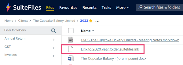 Creating links to other files or to URL's