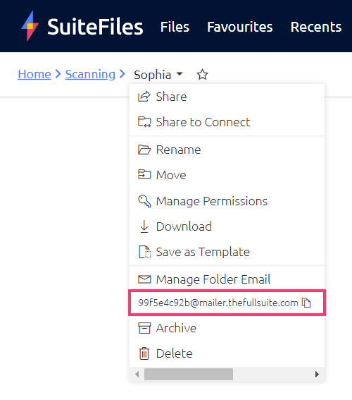 How to Generate a Scanning Email