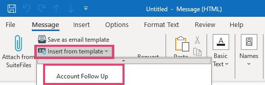 Editing Email Templates