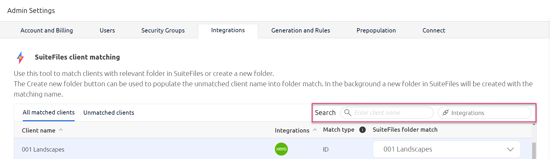 Introducing the New Client Matching Tool