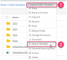 How to edit Folder Templates