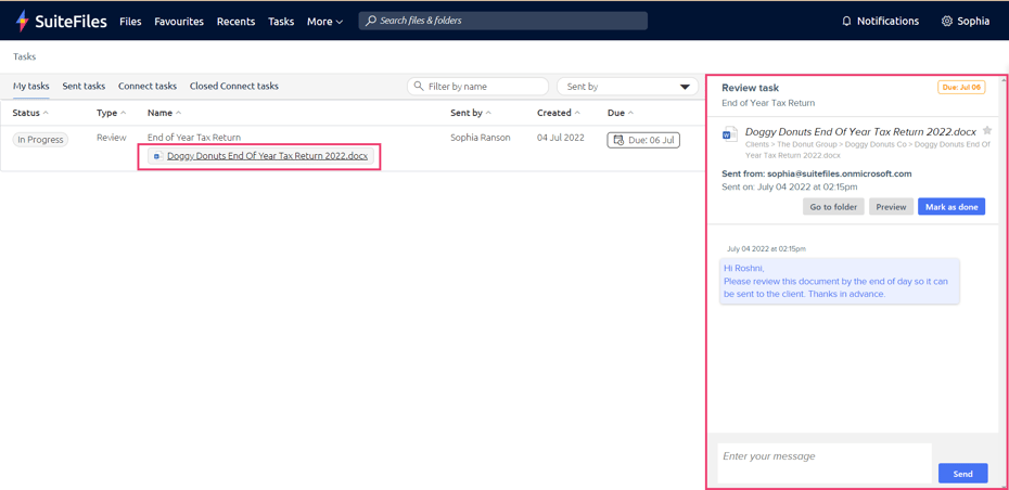 How to Interact with Shared tasks