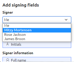 How do I send a document out for signing? (Multi Sign)